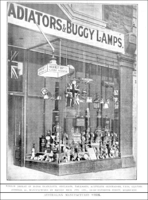 Brandt Bros, Melbourne, 1914 | Classic Pressure Lamps & Heaters