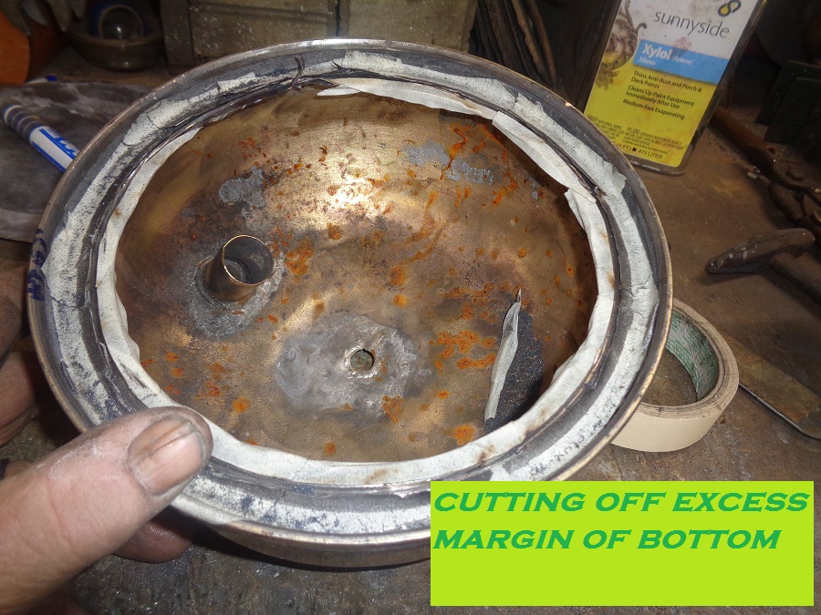 Refurbising a Yale 316 lantern- it neeeds a new bottom | Classic ...