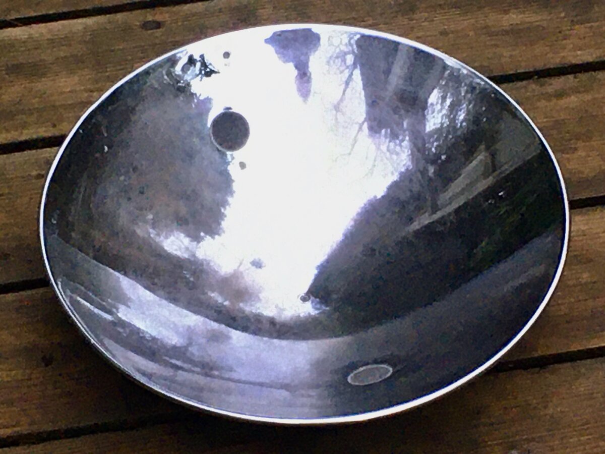 Re-plating a Bialaddin bowl fire reflector | Classic Pressure Lamps ...