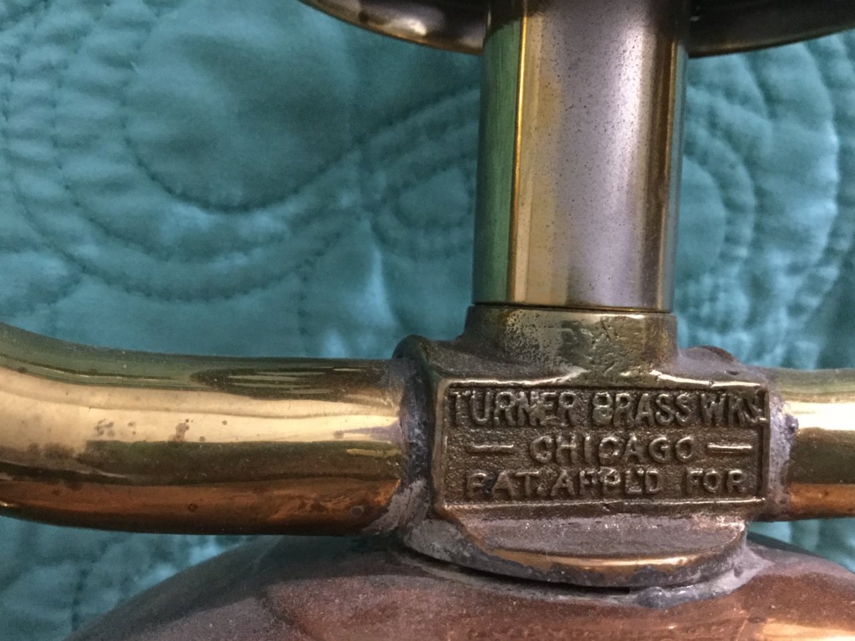 Turner brass works table lamp | Classic Pressure Lamps & Heaters
